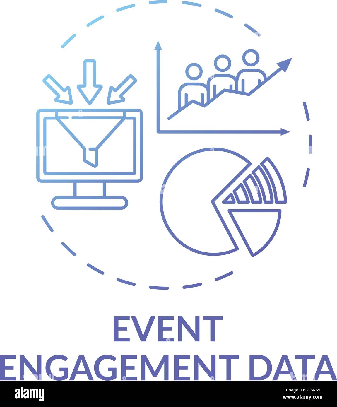 Event engagement data concept icon Stock Vector Image & Art - Alamy