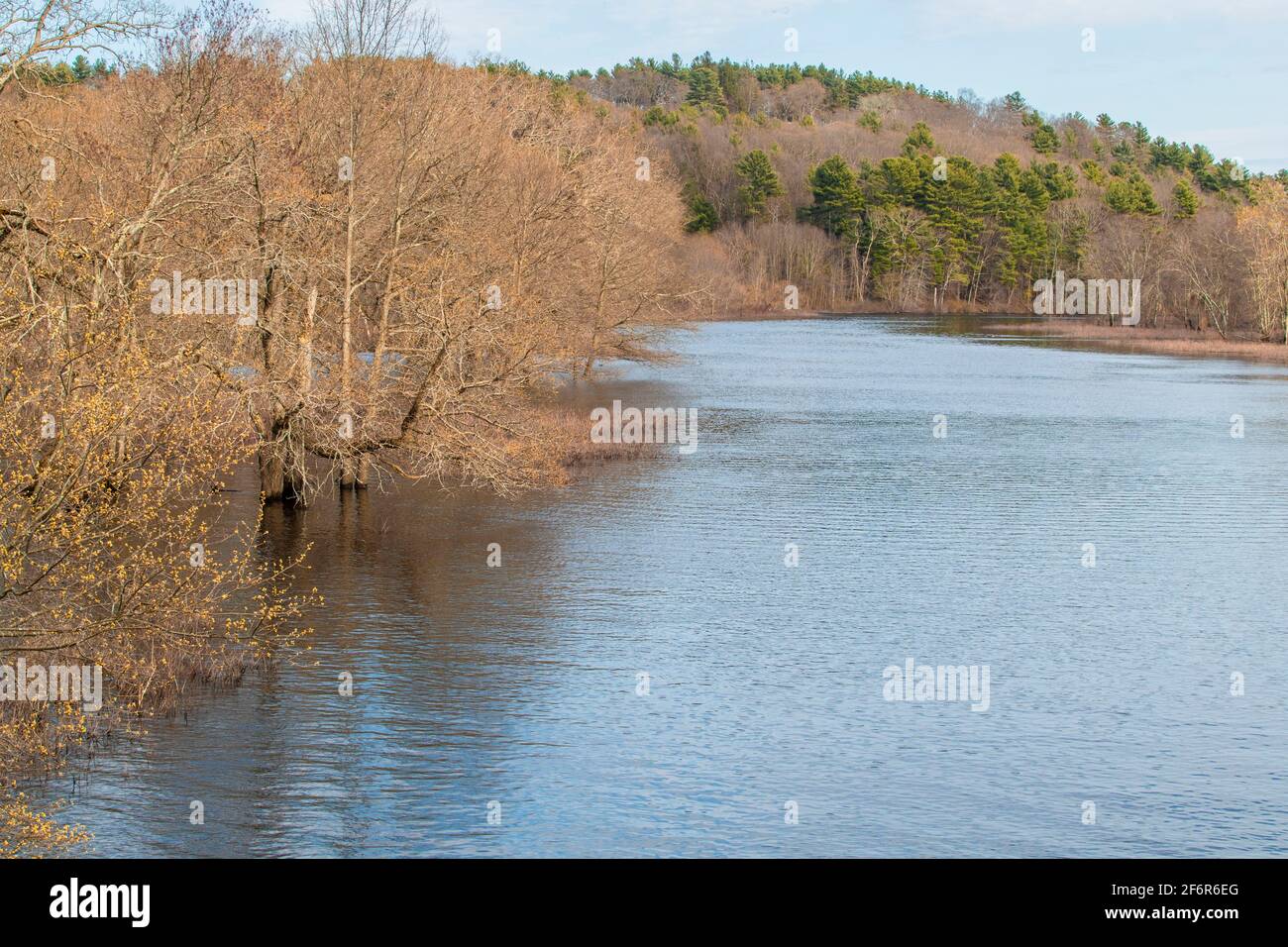 Concord River is almost 16 miles long. It flows thru 8 towns and 1 city ...