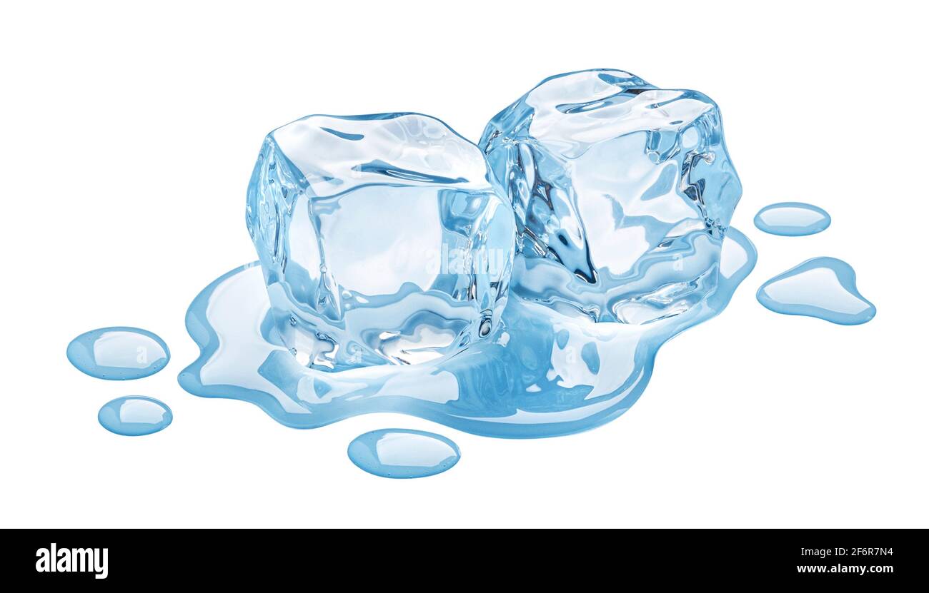 Melting Ice Cube Clip Art