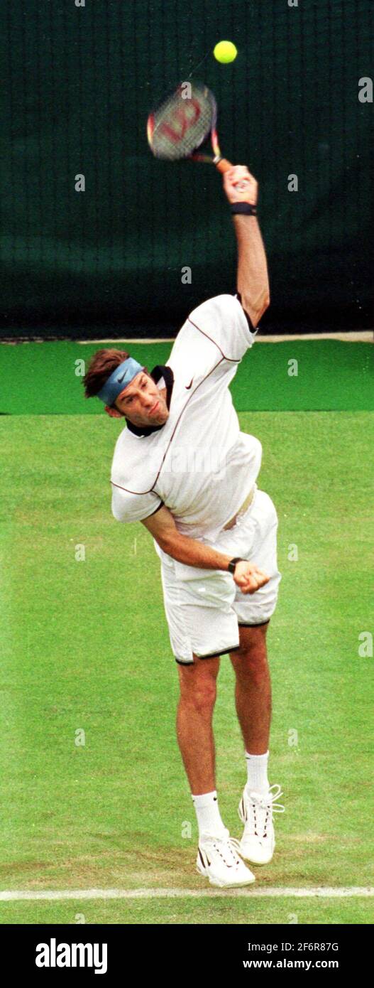 Greg Rusedski at Wimbledon Tennis Championships 1996 Stock Photo - Alamy