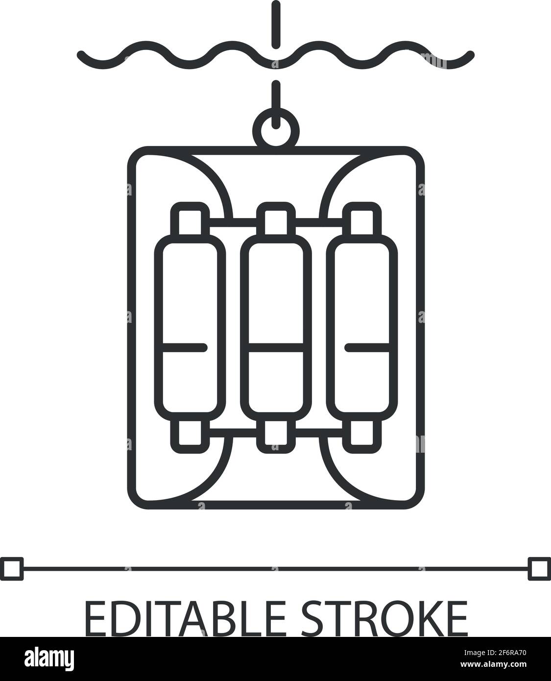 Water sampler linear icon Stock Vector Image & Art - Alamy