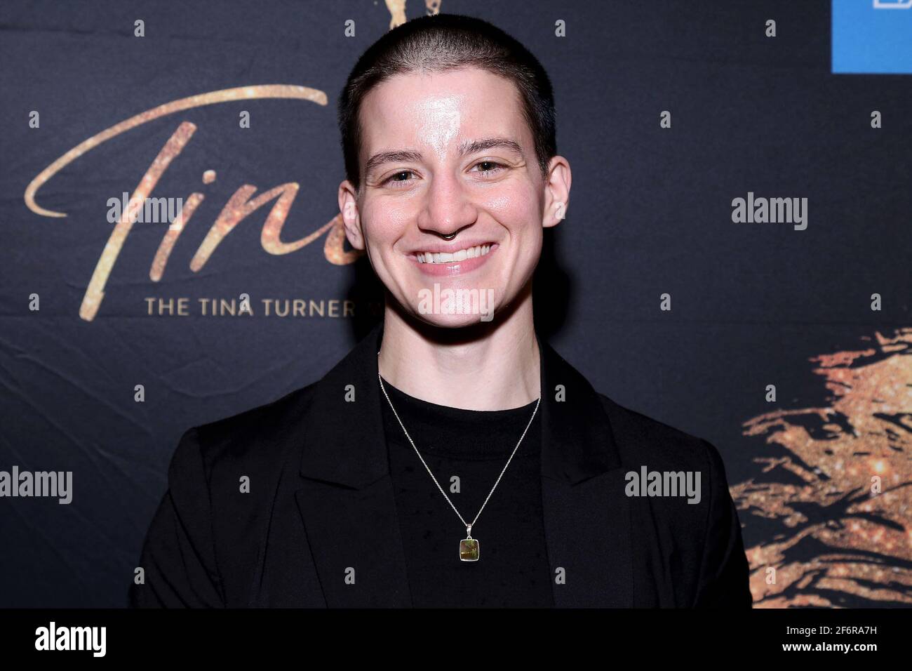 NEW YORK, NY – NOVEMBER 7: Theo Germaine arrives for the opening night ...