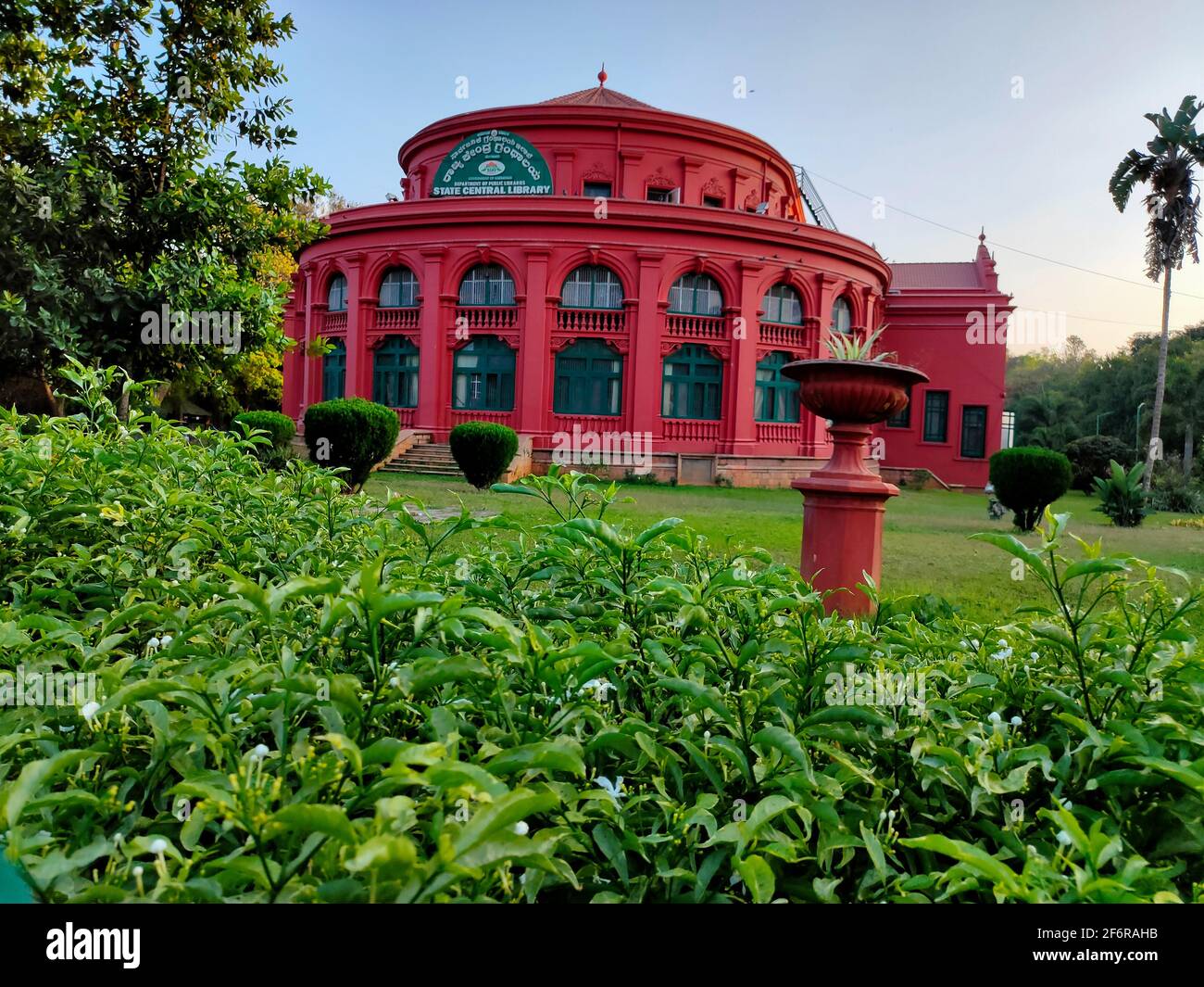 Bangalore, Karnataka India - Jan 17 2020: state central library ...