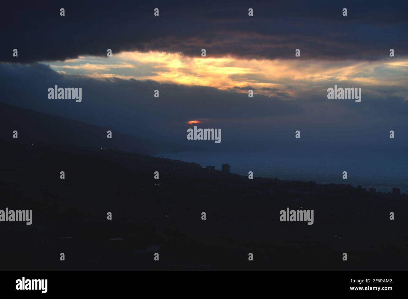 the day is ending leaving shadows and lights that brighten up a good ...