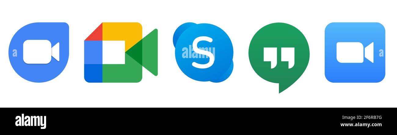 Google duo app Stock Vector Images - Alamy