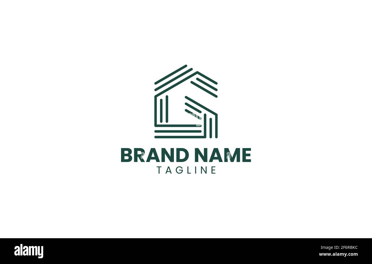 Letter G Building House Logo Design Vector Template suitable for real ...
