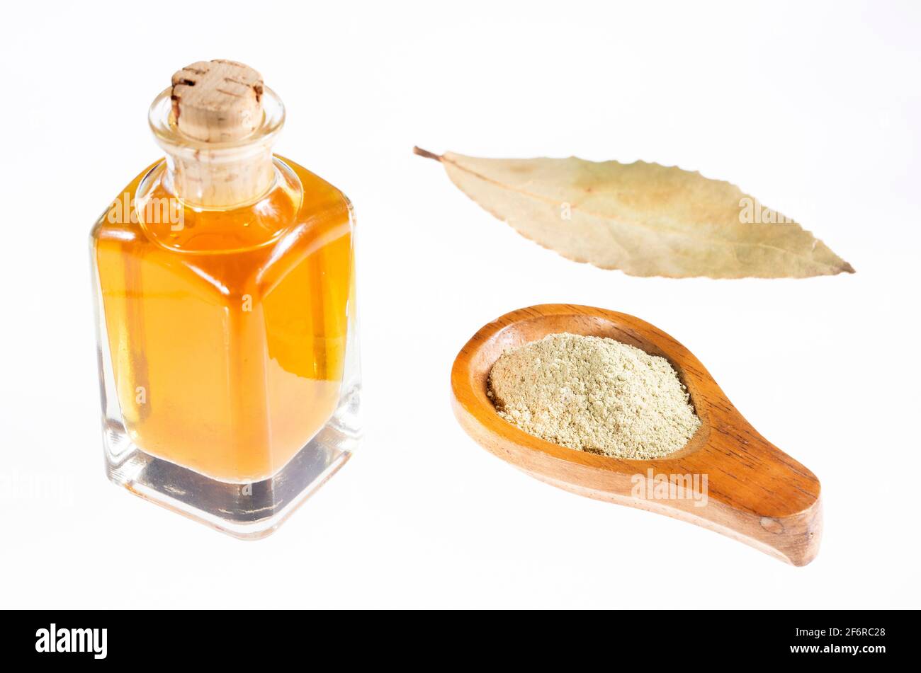 Organic laurel oil - Laurus nobilis Stock Photo - Alamy