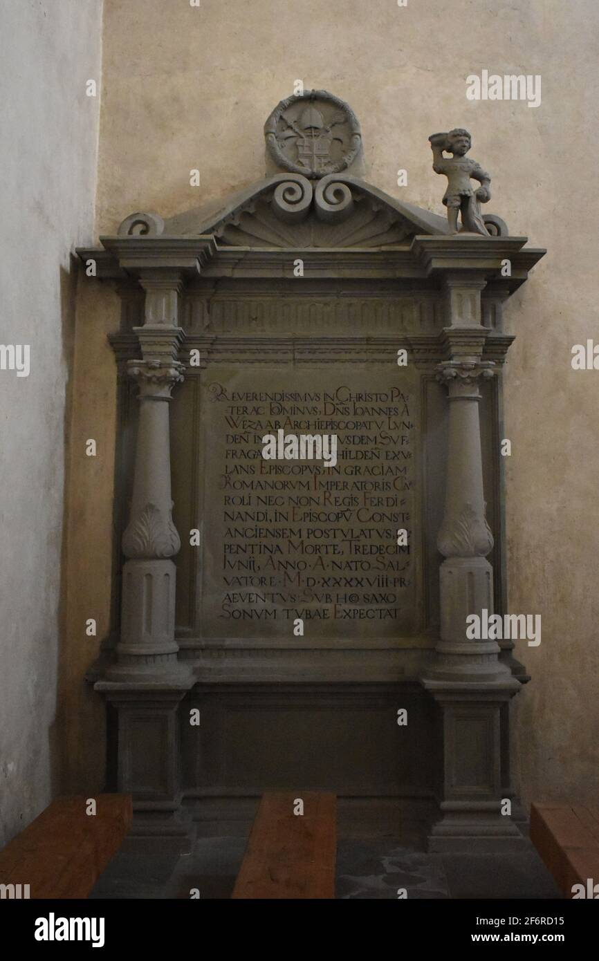 The Abbey Church of St Mary and Mark in Reichenau Mittelzel Stock Photo ...