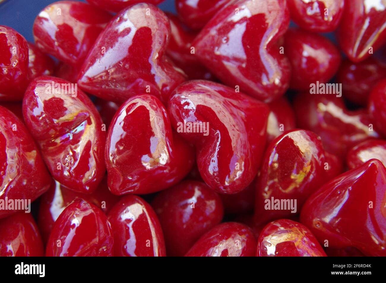 Hearts glass love Stock Photo - Alamy