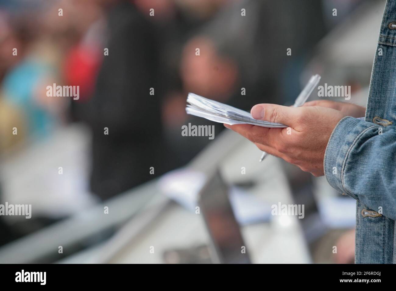 Journalist reporter with student hi-res stock photography and images ...