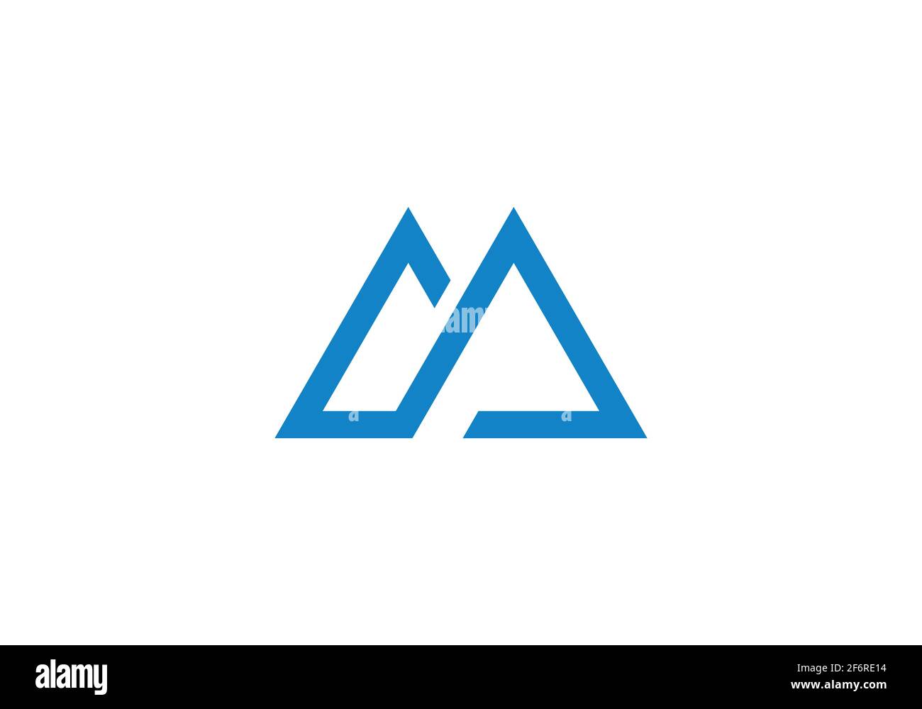 Initial DM Letter Creative Modern Business Typography Vector Template ...