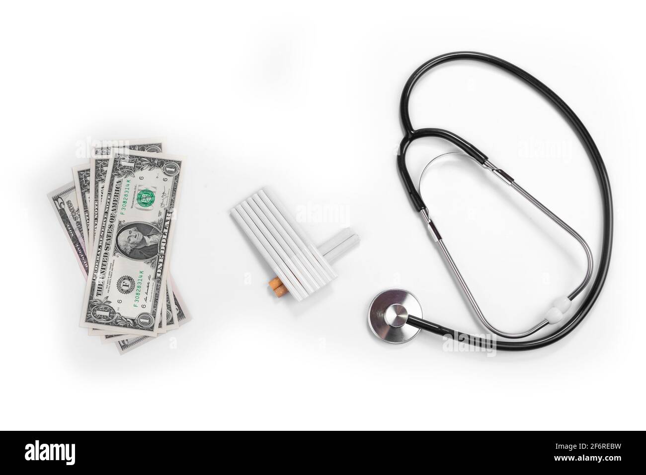 Smoking costs money and damage your health Stock Photo - Alamy