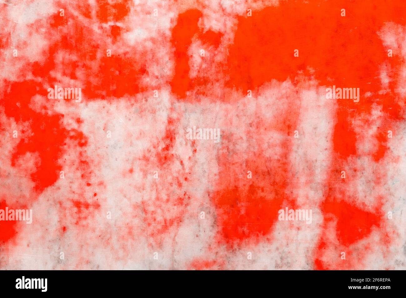 Red paint spots and pattern or blood on a old light marble abstract ...