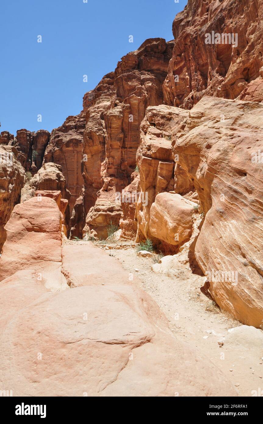 Scenes of Petra, jordan Stock Photo - Alamy