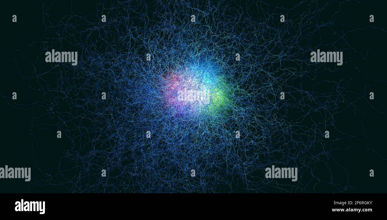 Neuron link links hi-res stock photography and images - Alamy