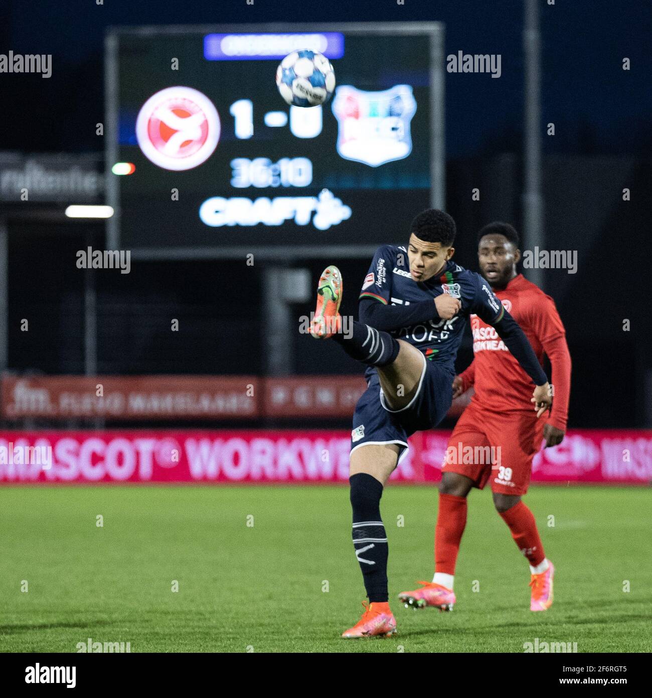 ALMERE, 02-04-2021 , Yanmar Stadium , season 2020 / 2021 , Dutch ...