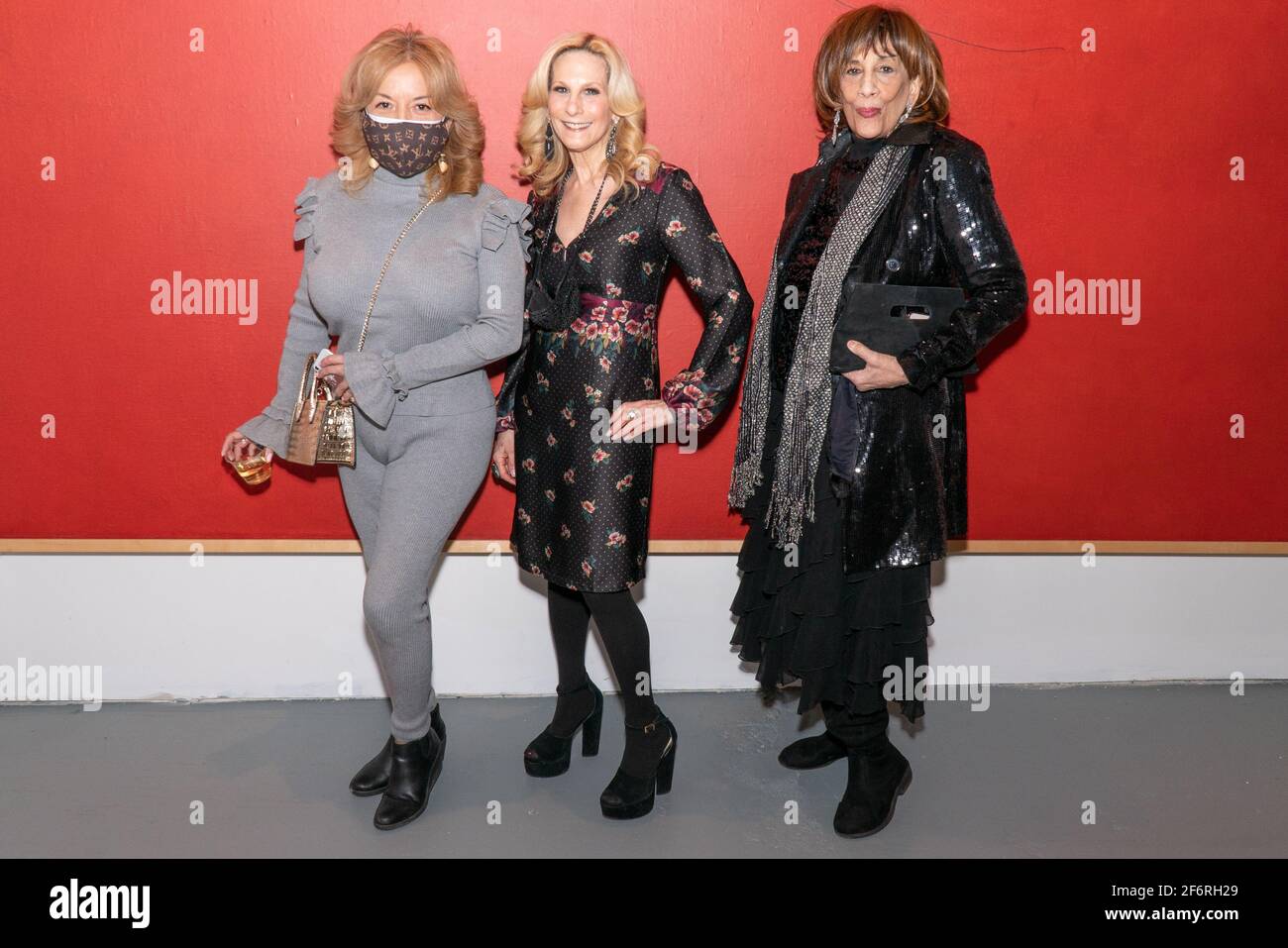 Adele Nino, Randy Schatz and Lucia Kaiser attend the Mia Fonssagrives ...