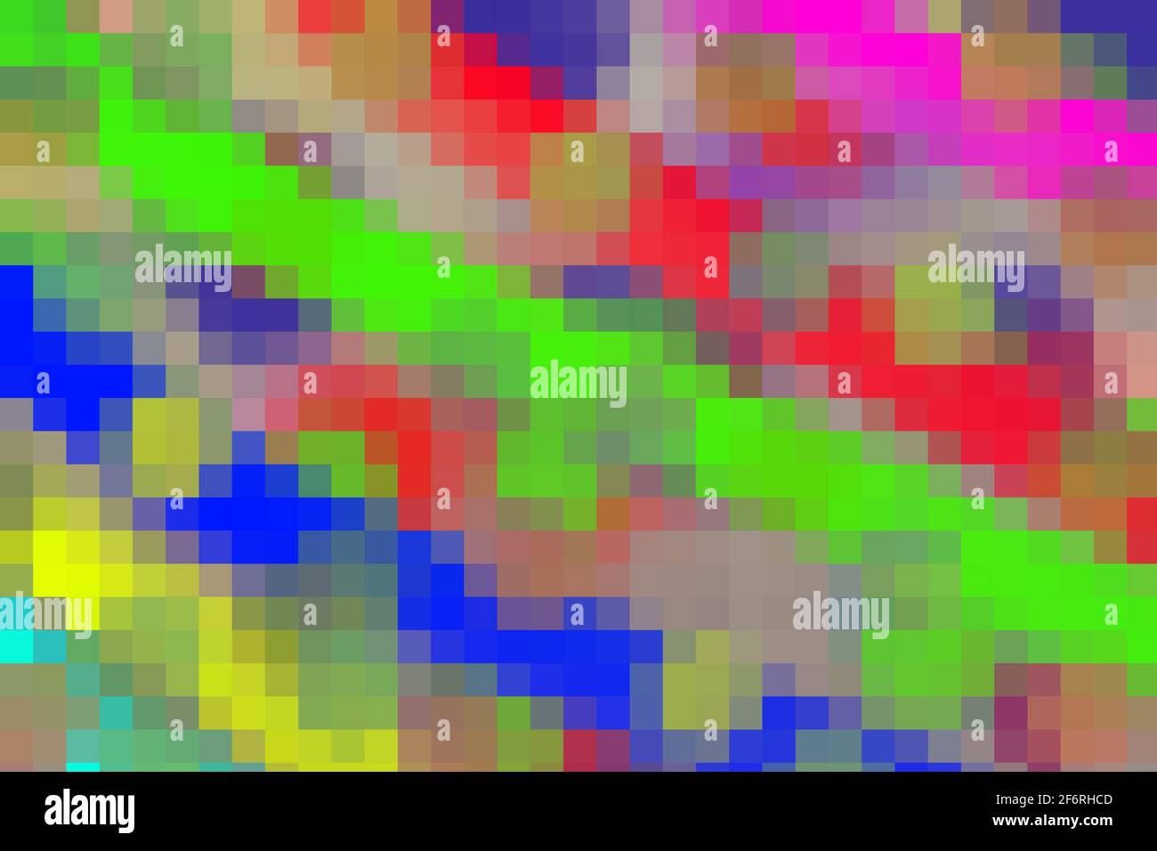 Abstract colored background in the form of multicolored pixels and ...