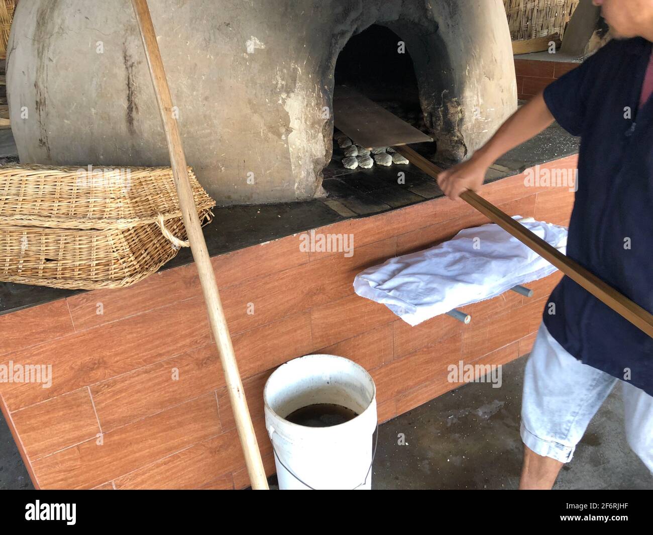 Man baking bread hi-res stock photography and images - Alamy