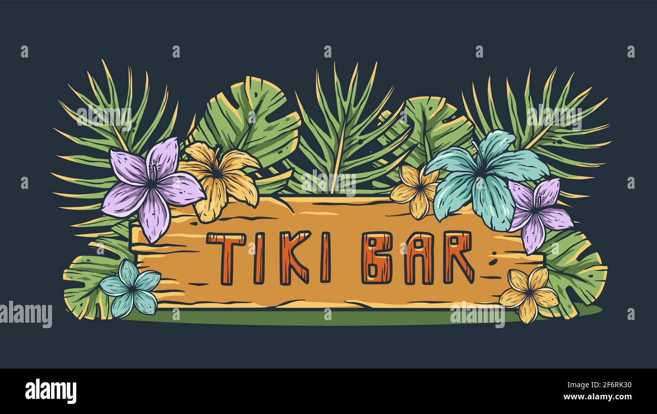 Tiki Bar Vector