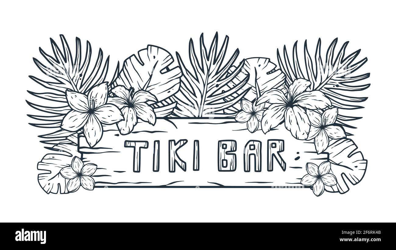 Tiki Bar Vector