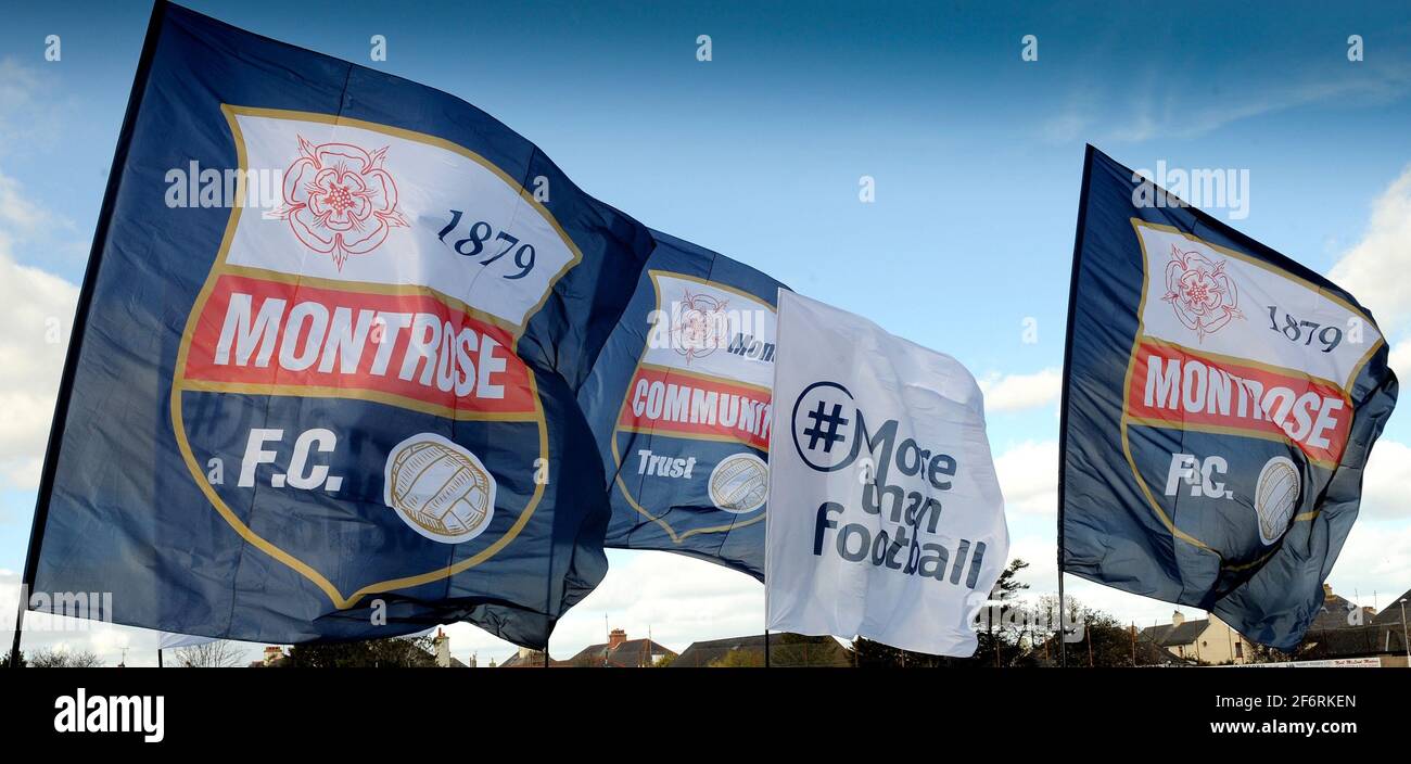 Scottish football flags hi-res stock photography and images - Alamy