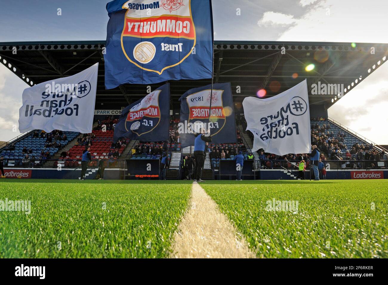 Scottish football flags hi-res stock photography and images - Alamy