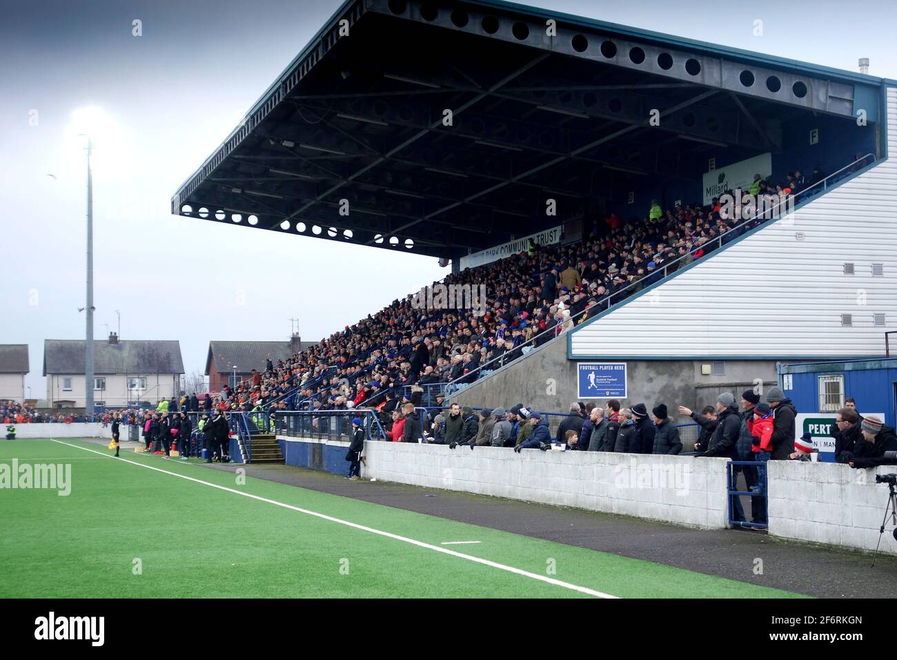 Scottish Football Grounds Stock Photo - Alamy