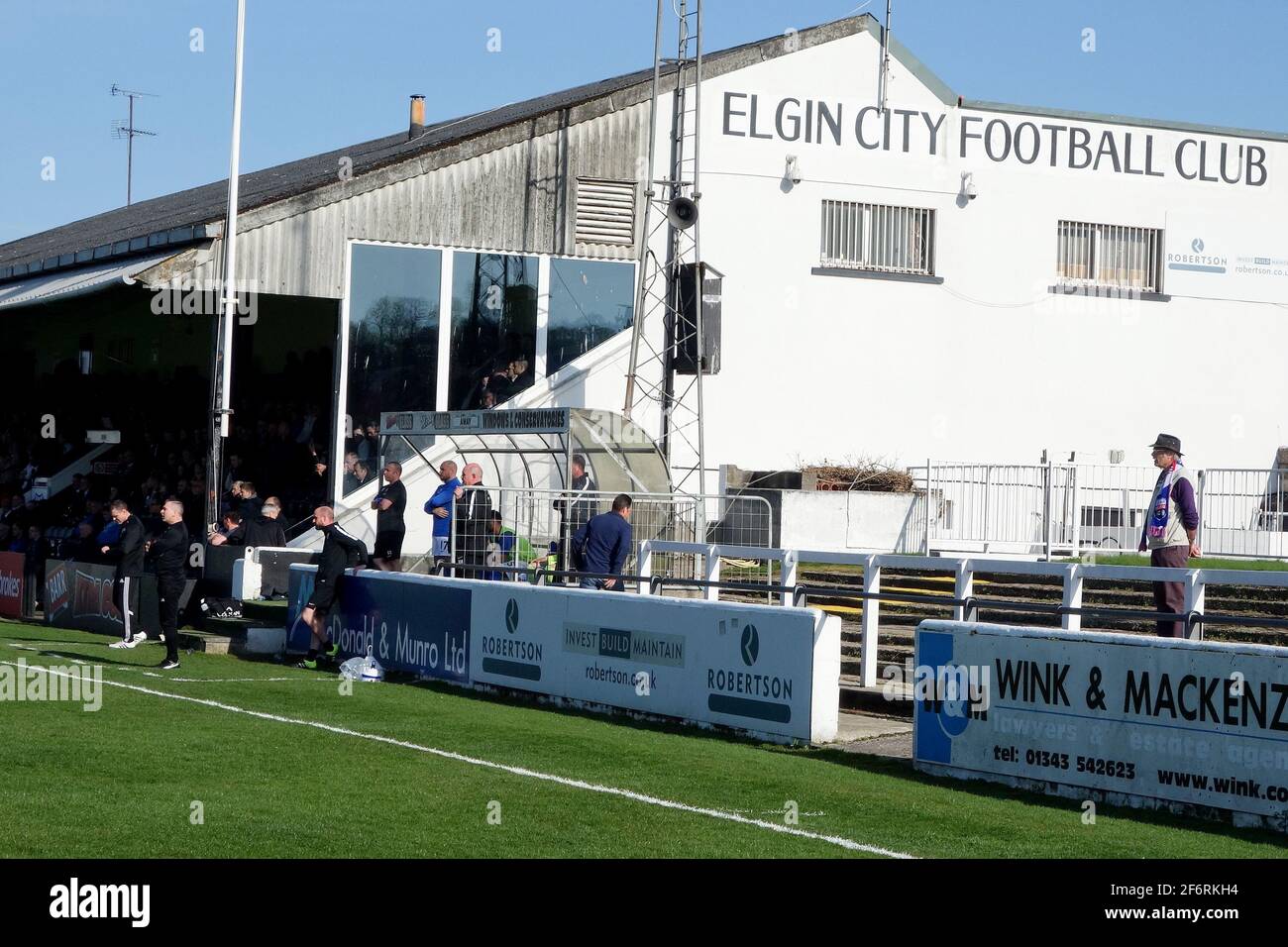 Scottish Football Grounds Stock Photo - Alamy