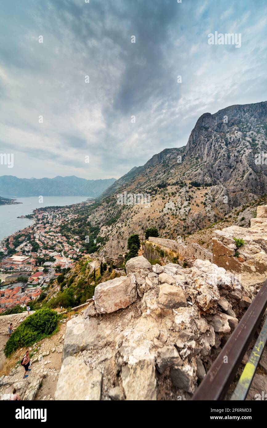 Looking from the ancient 16th century ramparts that are spread across ...