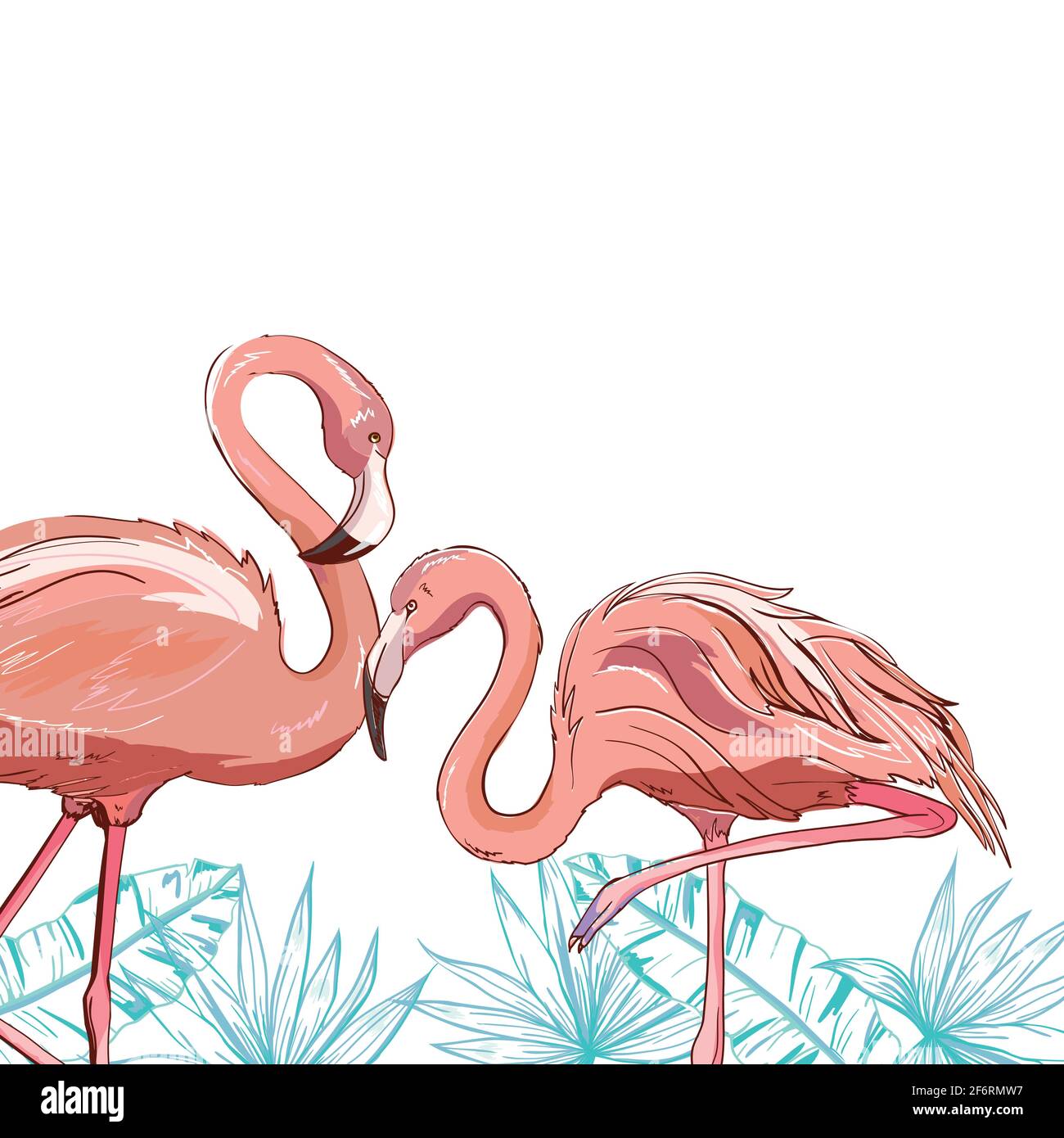 Flamingo bird Stock Vector Images - Alamy