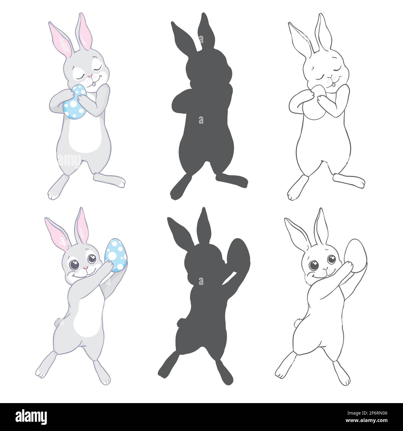 Bunny Silhouette Clip Art