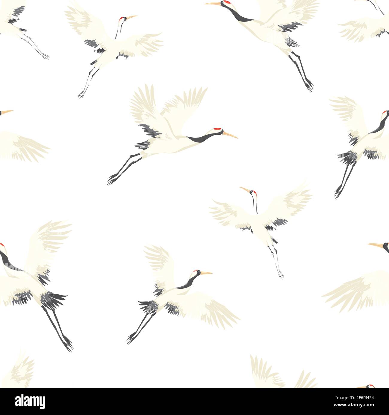 Swan flying print Cut Out Stock Images & Pictures - Alamy