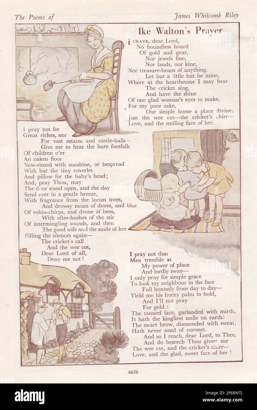 Vintage illustrated poems of James Whitcombe Riley - Ike Walton's ...
