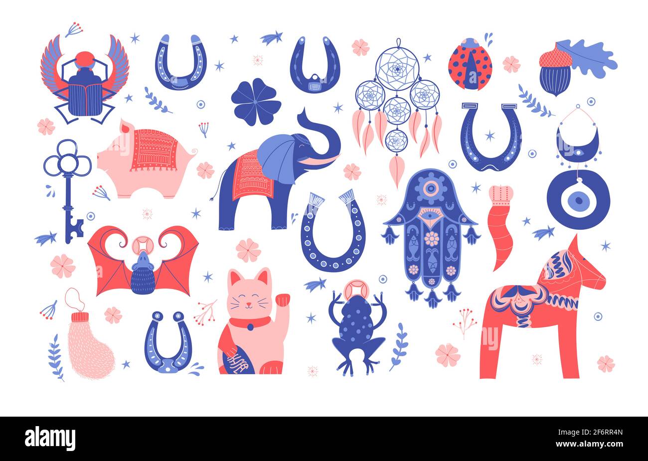 Good Luck symbols Stock Vector Image & Art - Alamy