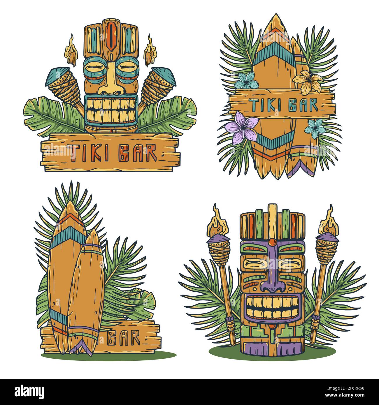 Maori carving totem Stock Vector Images - Alamy