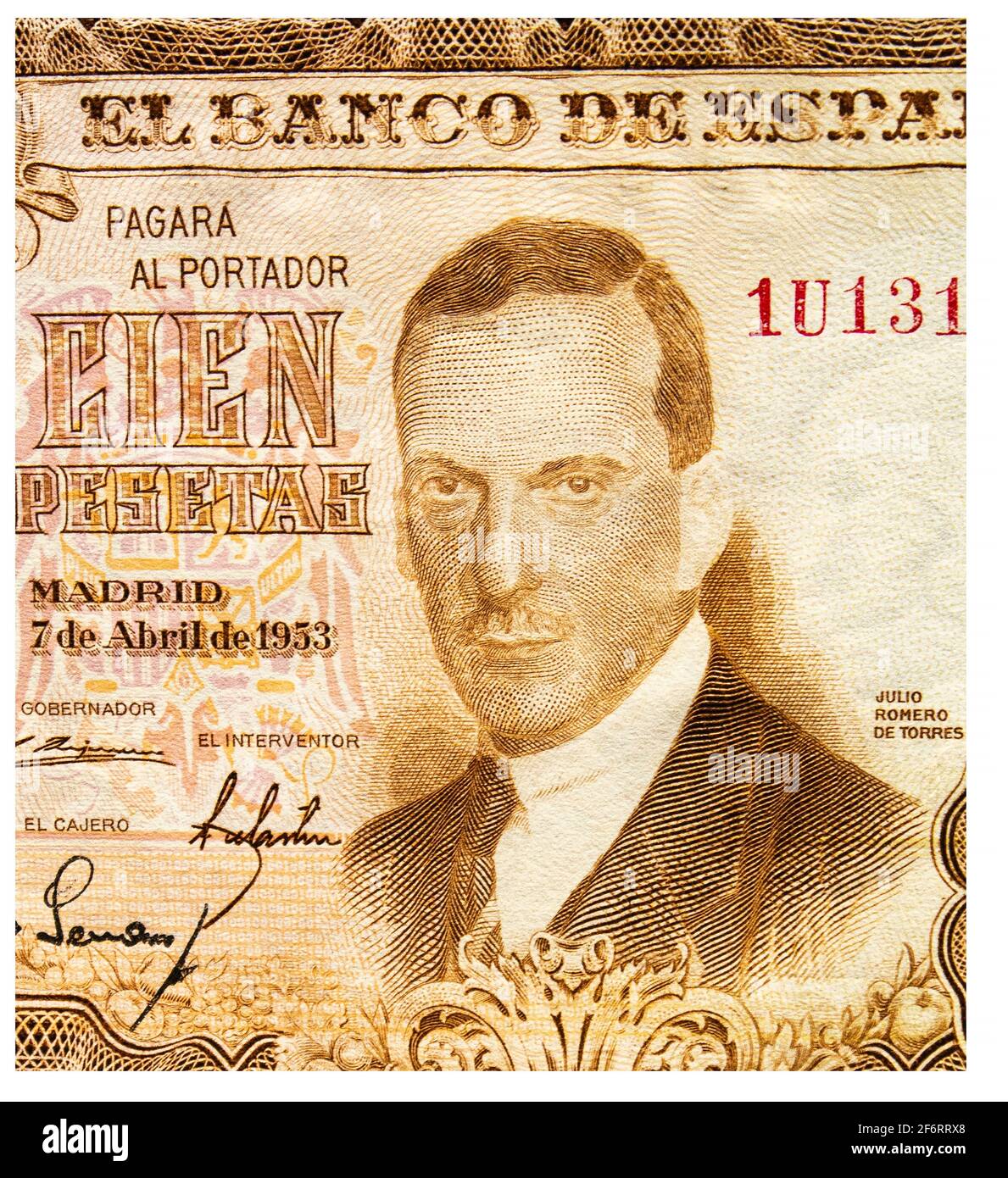 100 pesetas note hi-res stock photography and images - Alamy