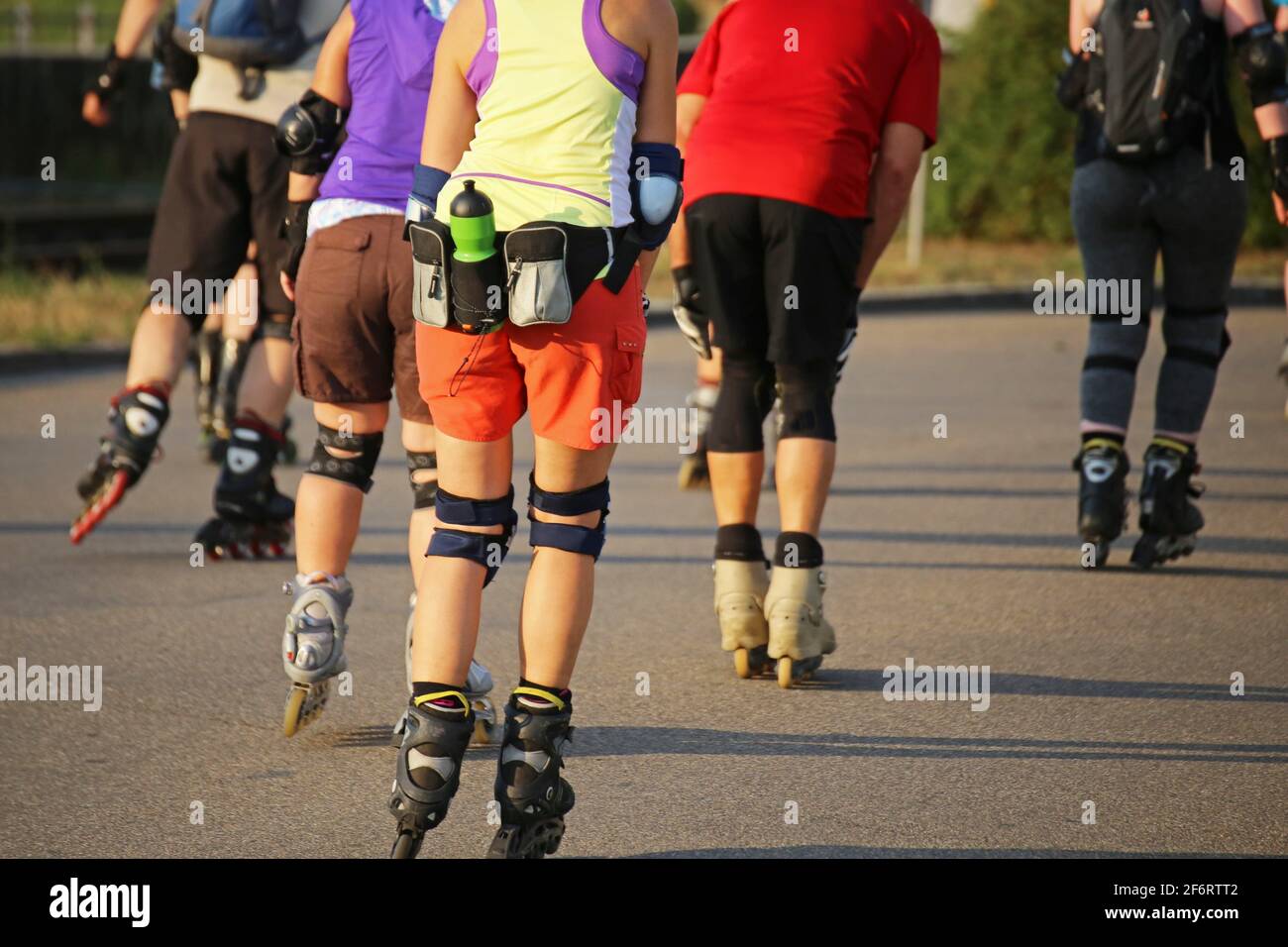 Roller blader hi-res stock photography and images - Alamy