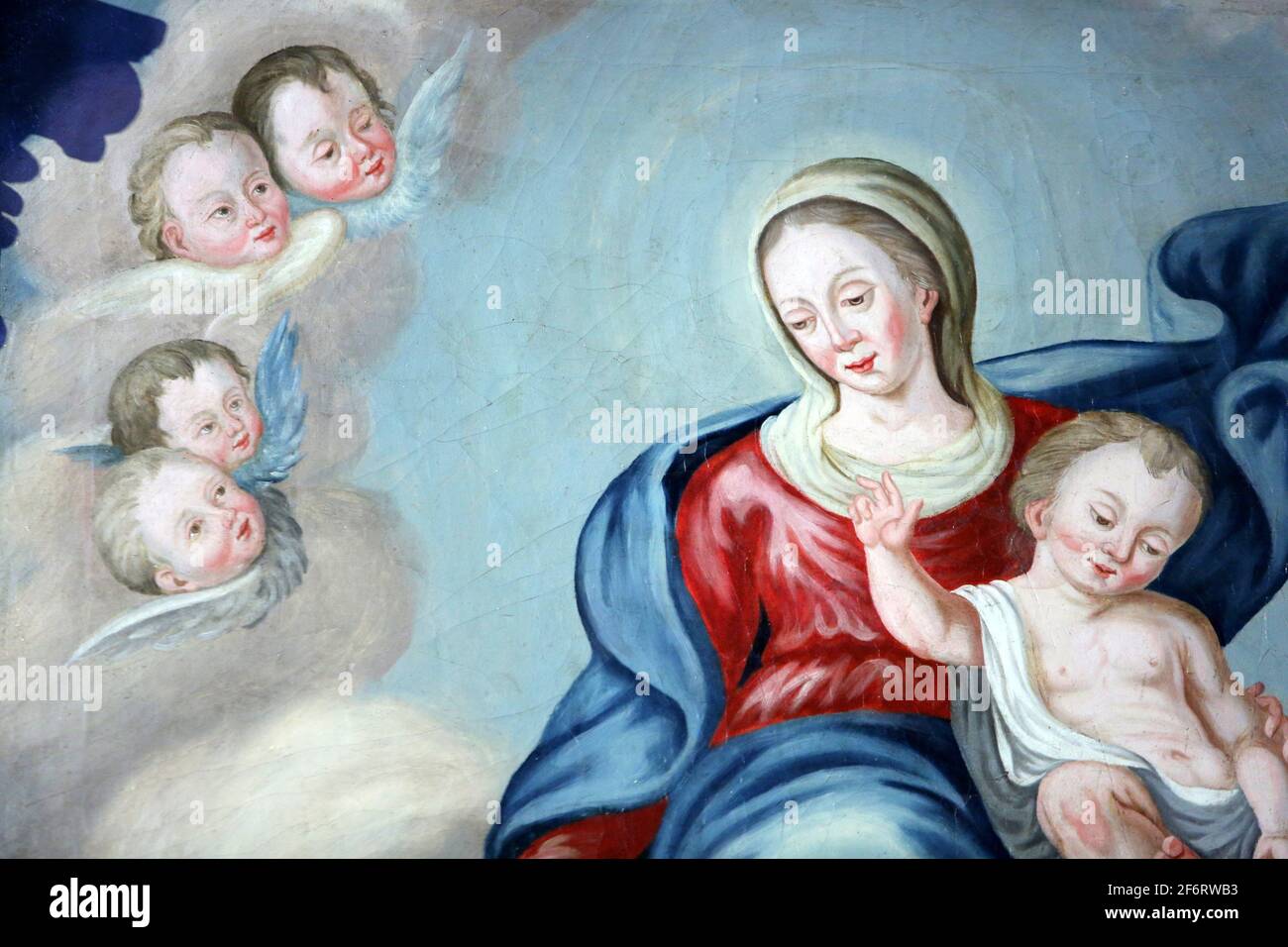 Assumption mary christ painting hi-res stock photography and images - Alamy