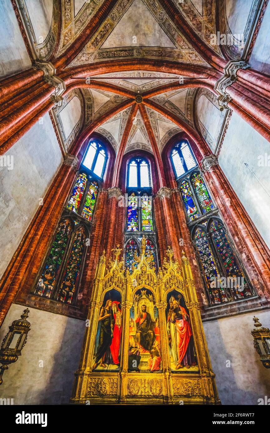 Saint mark enthroned painting hi-res stock photography and images - Alamy