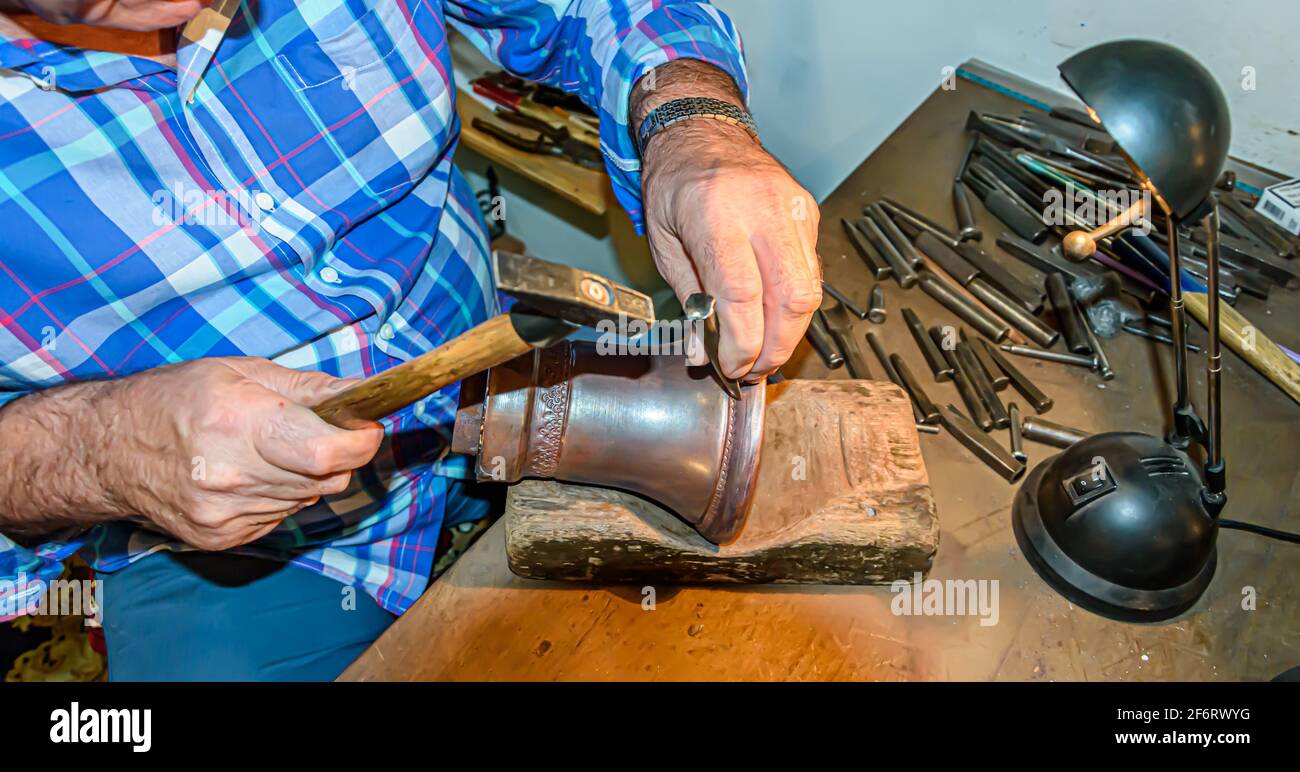 Working Coppersmith High Resolution Stock Photography and Images - Alamy