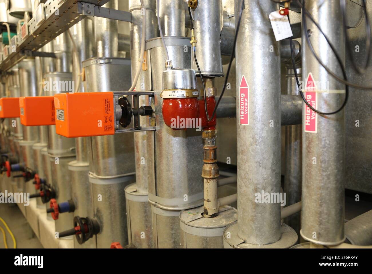 Actuators in a multipurpose hall Stock Photo - Alamy