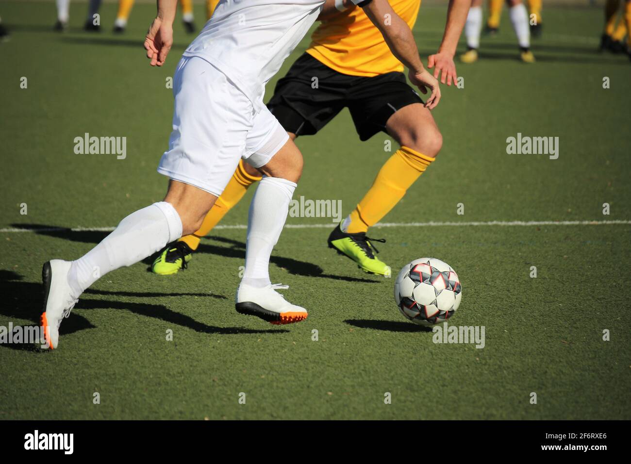 Football action soccer hi-res stock photography and images - Alamy
