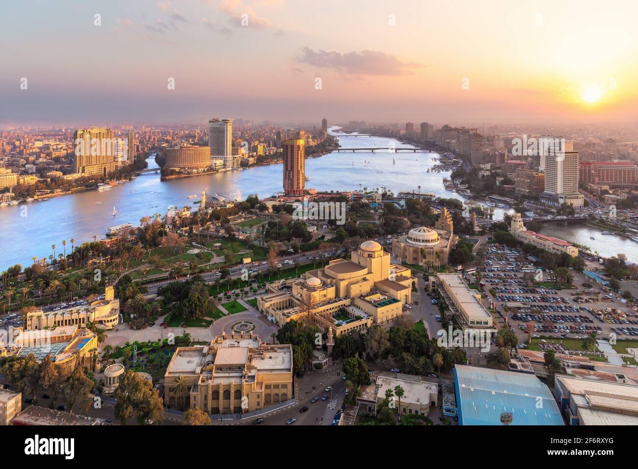 Cairo aerial urban view egypt hi-res stock photography and images - Alamy