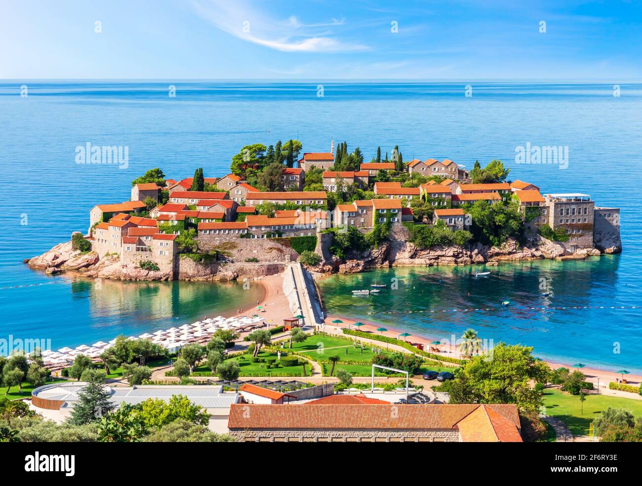 Sveti stefan island in budva hi-res stock photography and images - Alamy