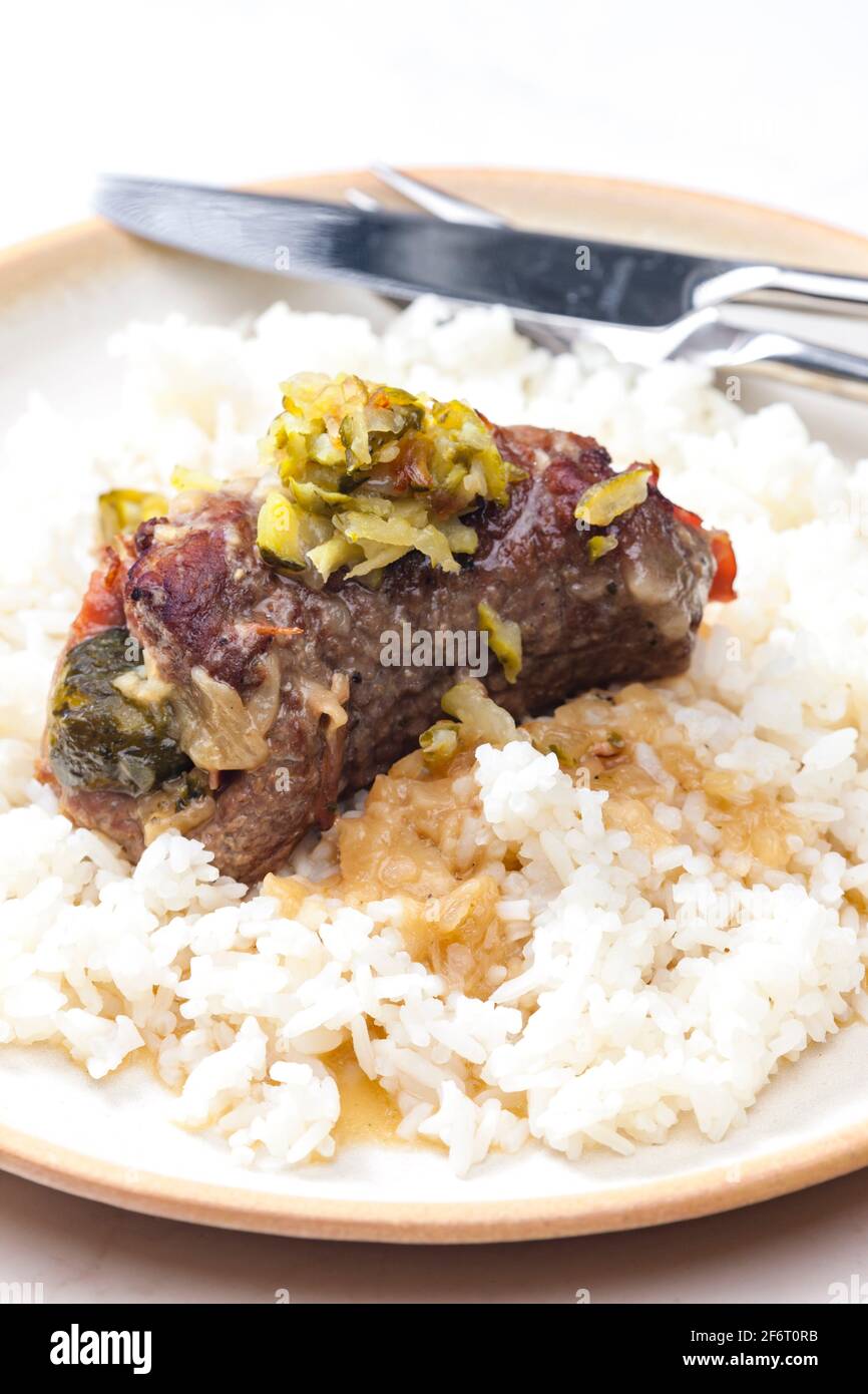 Rice roll hi-res stock photography and images - Alamy