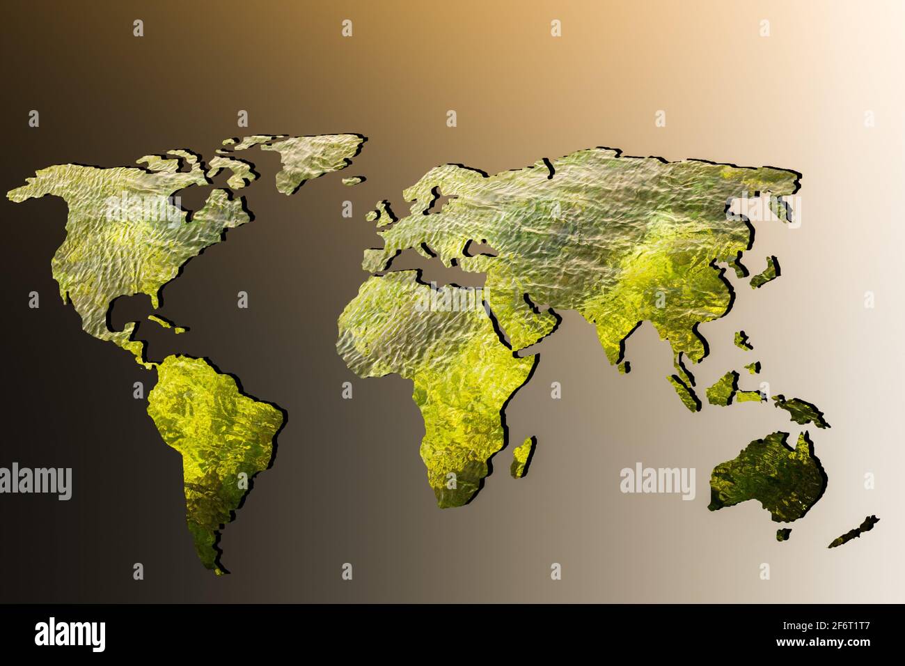 Pitcher Of World Map