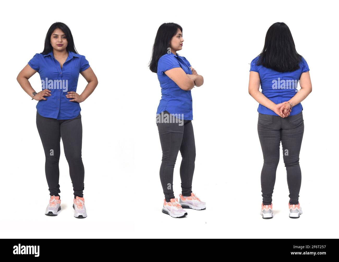 Back side view background real Cut Out Stock Images & Pictures - Alamy