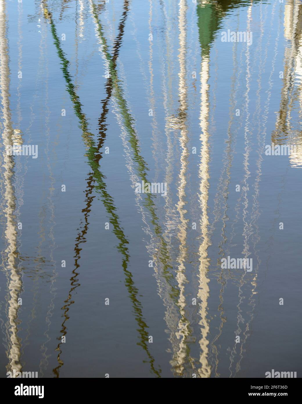 Colorful Abstract Water Reflections Stock Photo - Alamy