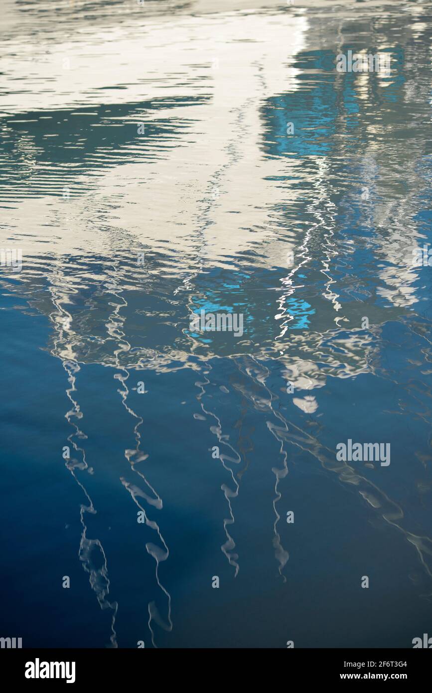 Colorful Abstract Water Reflections Stock Photo - Alamy